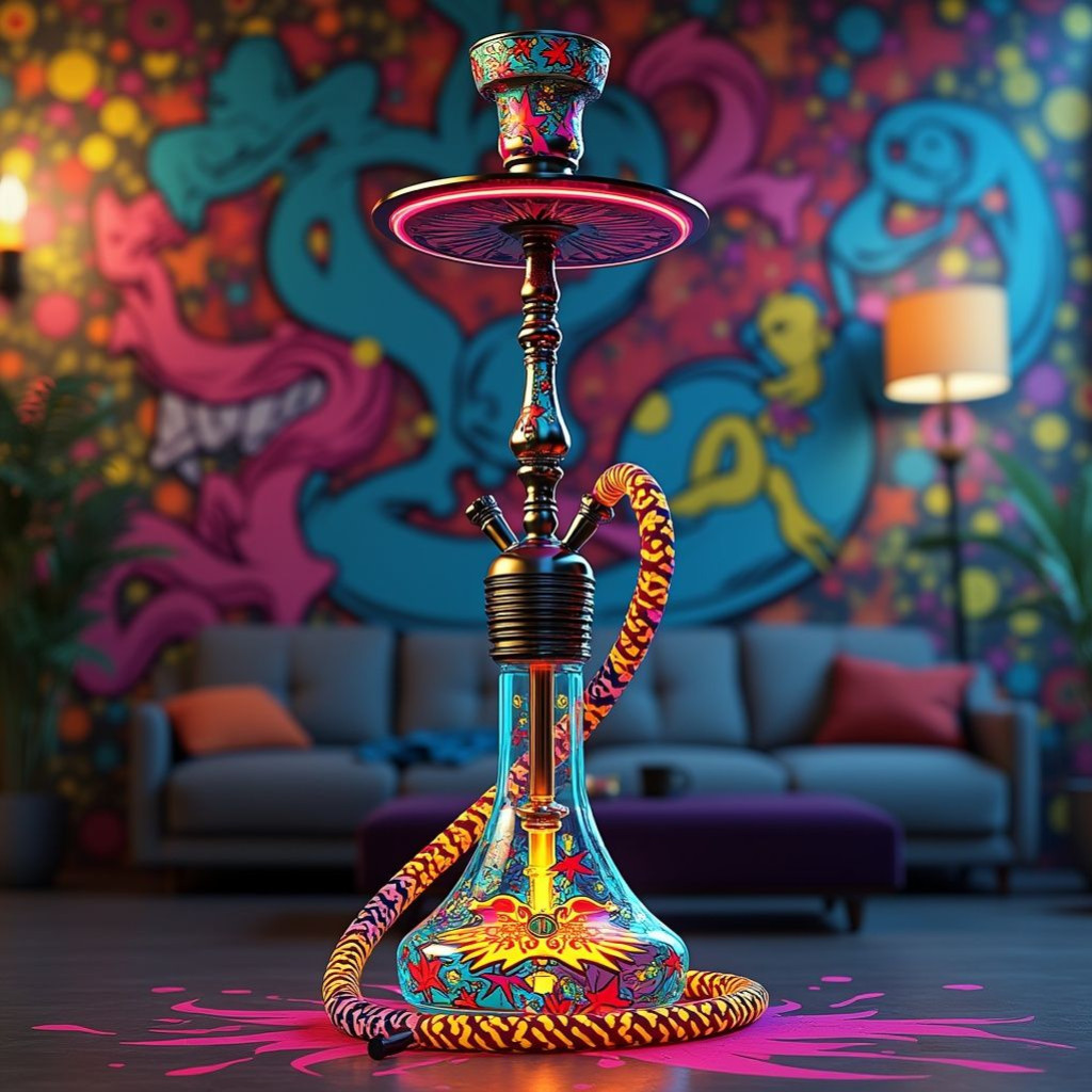 Popkultur und Shisha-Design: Wenn Kunst auf Rauch trifft | El-Badia